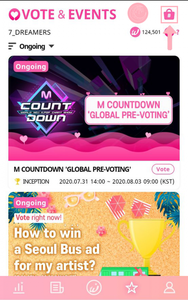How to vote for M! Countdown with Whosfan | 7 Dreamers